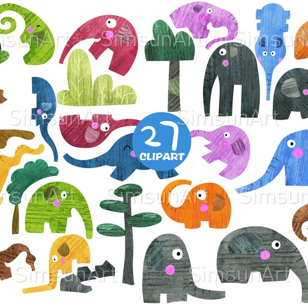 Elephant Boys Room - Etsy