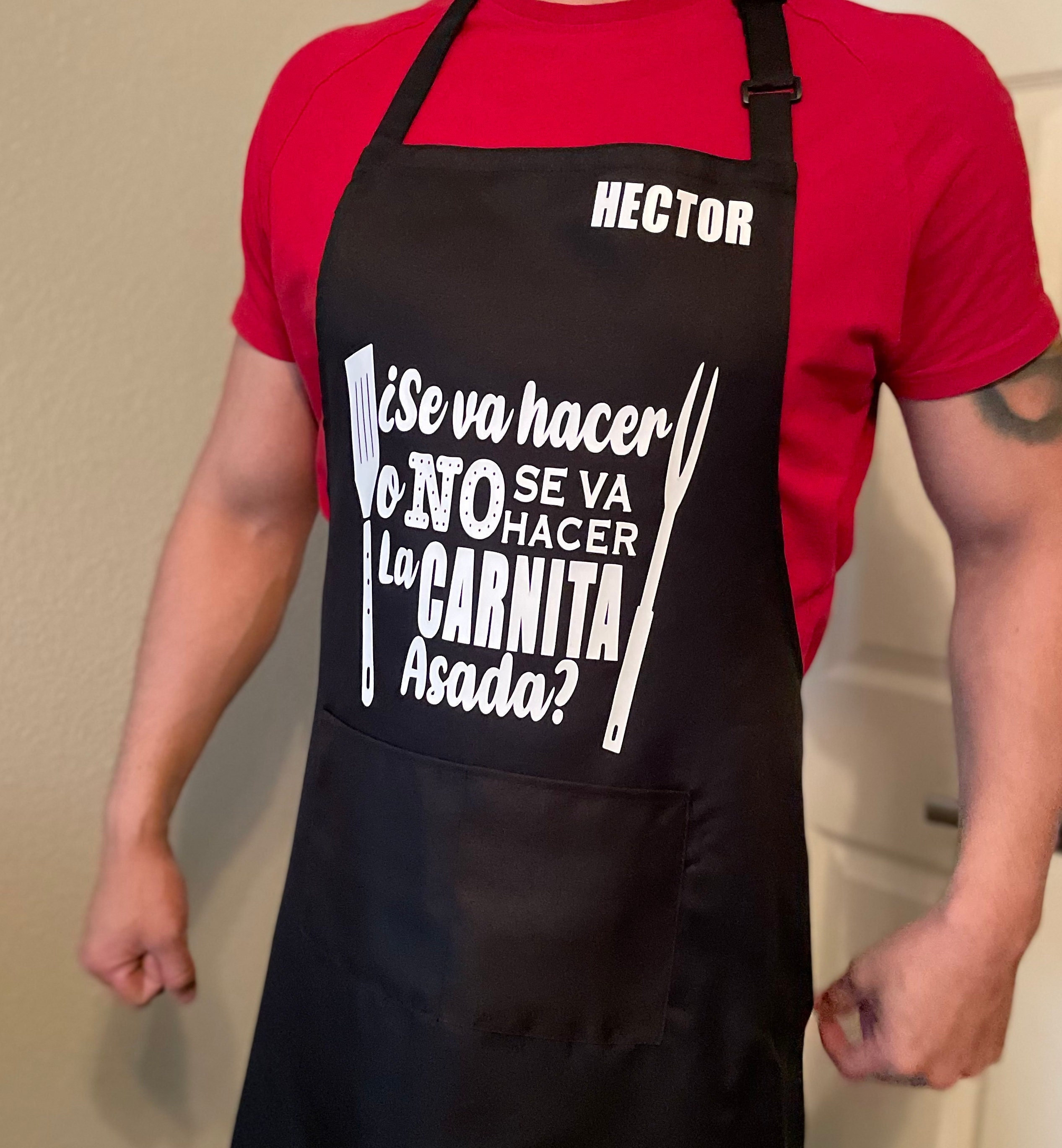 Mandil Unisex, Mandil Personalizado, Carne Asada, Dad Gift, Mom Gift ...