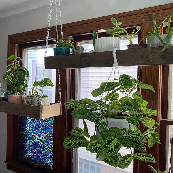 Wood Hanging Shelf - Etsy