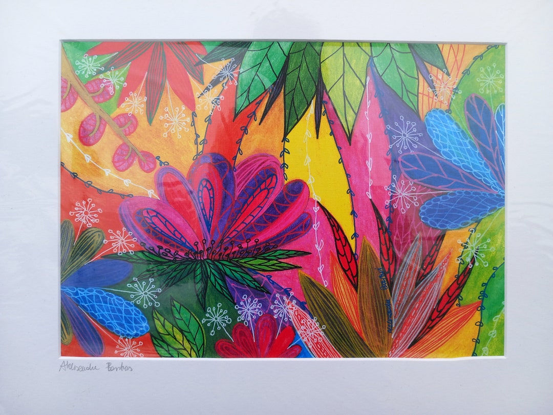 Print With My Drawings Print Size A4 - Etsy