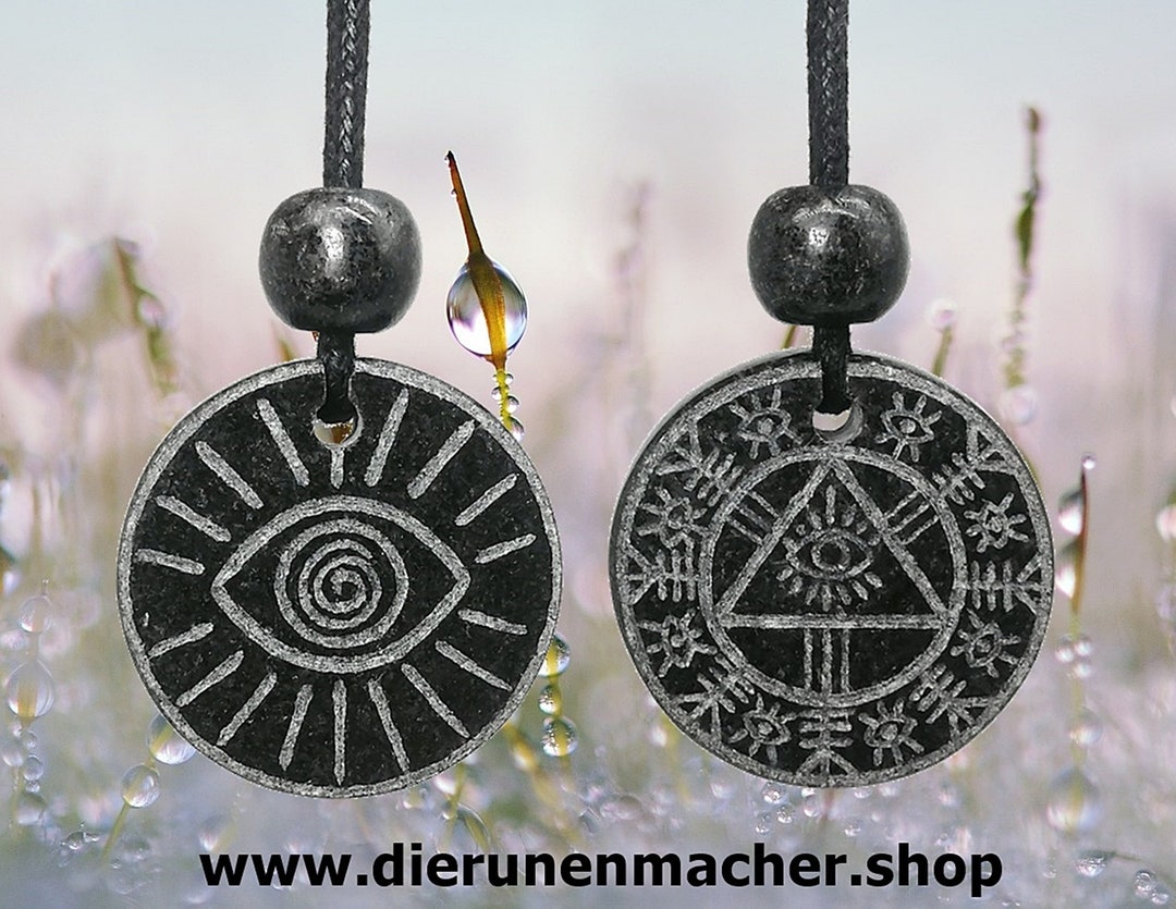 Witch Rune Protection Sigil, Amulet / Eye of Providence / Third Eyes ...
