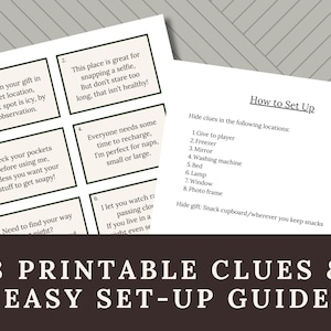New Phone Scavenger Hunt: Surprise Gift Reveal (printable PDF) - Etsy