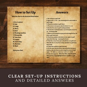 Indoor Dragon Scavenger Hunt Puzzles, Medieval Birthday Party Game ...