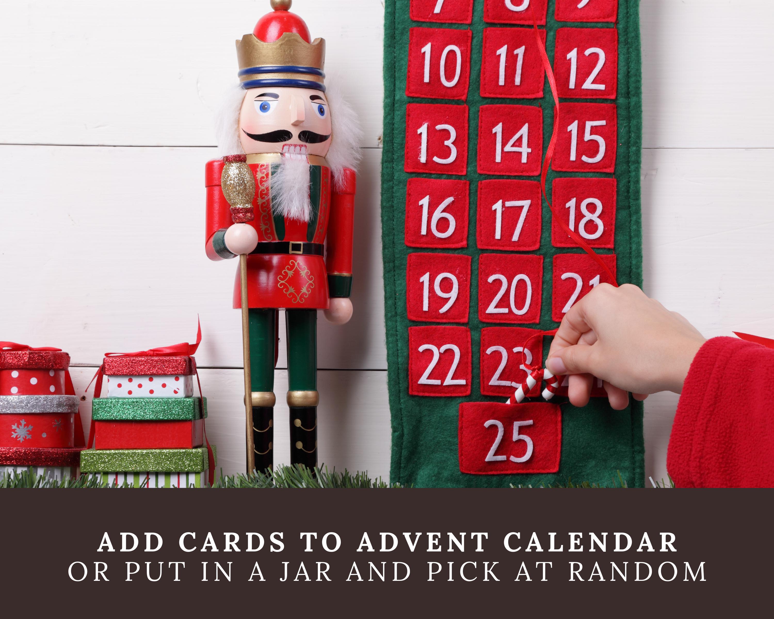 Advent Acts of Kindness Cards for Kids, Printable Advent Calendar ...