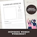 Inspiring Women Printable Worksheet for Kids, Women's Day, Women's ...