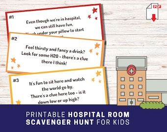 Medical CLINIC Scavenger Hunt PRINTABLE Medical Game - Etsy