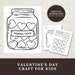 Valentine's Day Craft for Kids, Printable Valentine's Day Coloring ...