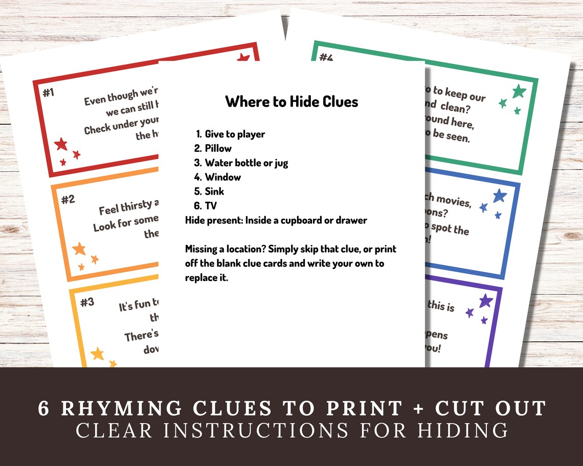 Printable Hospital Room Scavenger Hunt for Kids, Hospital Birthday ...