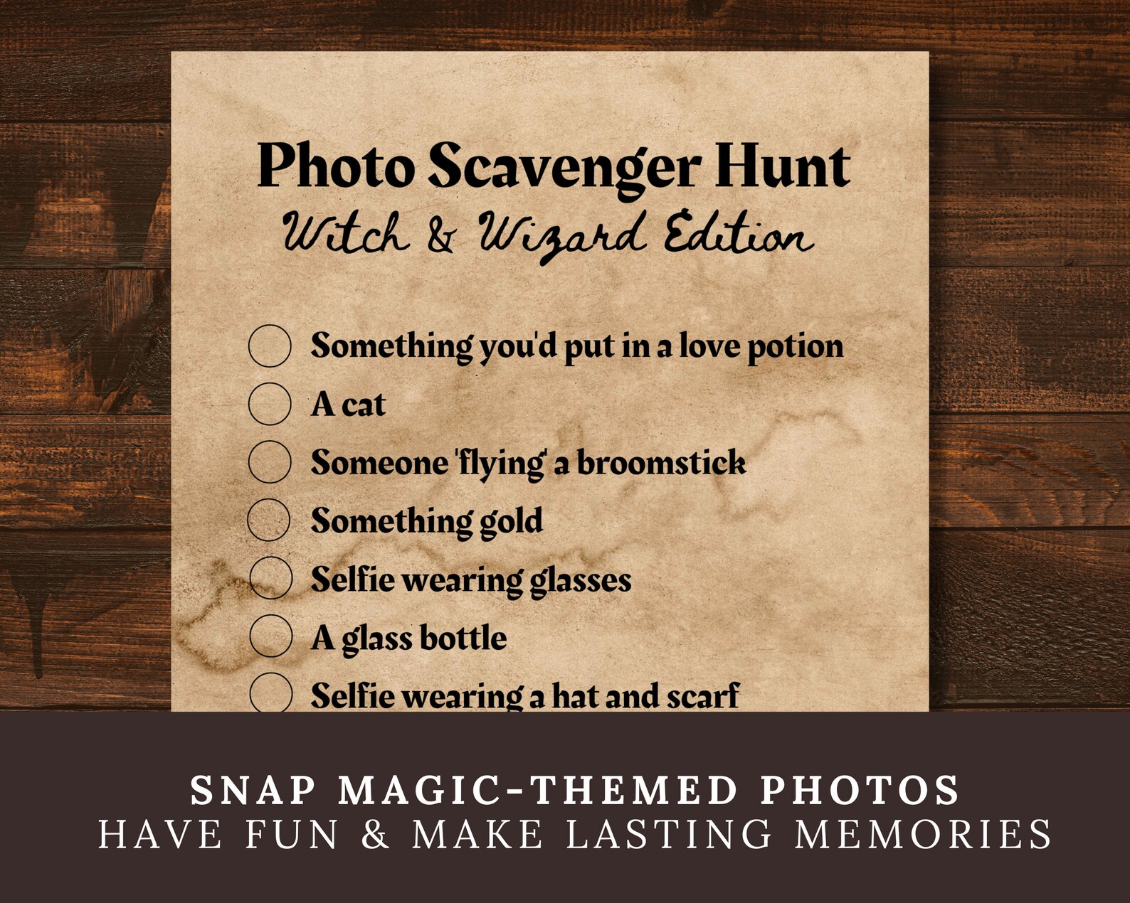 5 Wizard Bachelorette Party Games, Printable Magic-themed Party Games ...