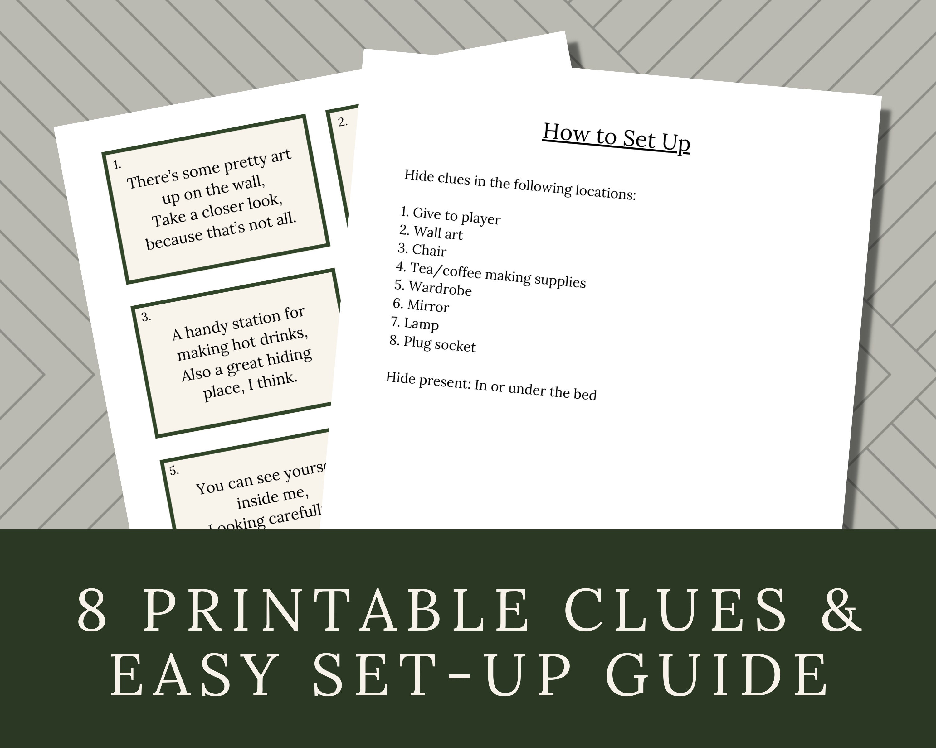 Printable Hotel Room Scavenger Hunt for Kids or Adults, 8 Hotel ...