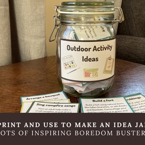 42 Outdoor Activity Cards for Kids: Nature Play, Garden Games ...