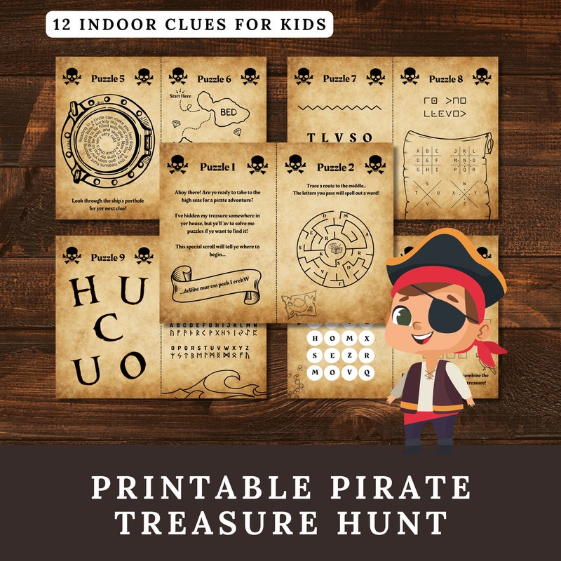 Pirate Treasure Hunt - Etsy
