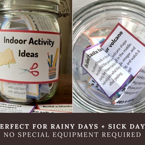42 Indoor Activity Cards for Kids and Toddlers, Printable Rainy Day ...