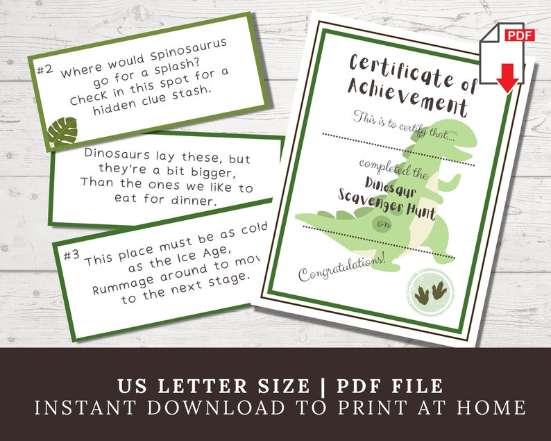 Dinosaur Birthday Party Game for Kids, Printable Indoor Dinosaur ...