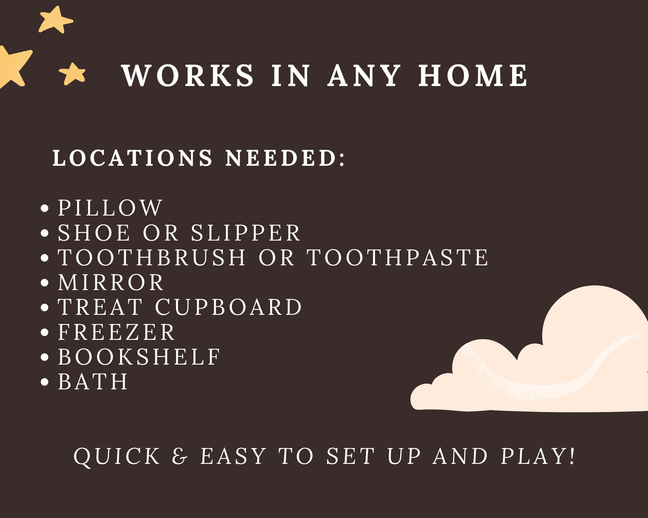 Tooth Fairy Scavenger Hunt & Letter: Printable First Tooth Visit (PDF ...