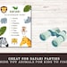 Safari Scavenger Hunt Printable: Kids Jungle Party Game (PDF Download ...