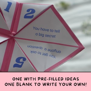 Printable Truth or Dare Fortune Teller for Teenage Girls & Tweens ...