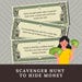 Money Scavenger Hunt Clues, Printable Birthday or Christmas Money ...