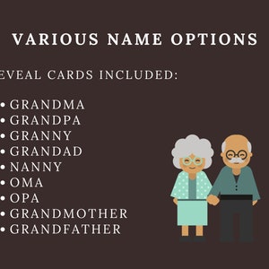 Grandma Reveal Scavenger Hunt (printable), New Baby Announcement for ...