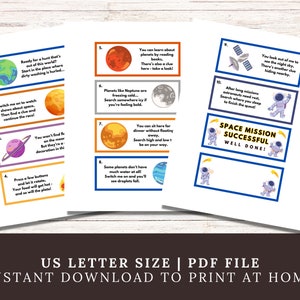 Printable Space Scavenger Hunt: Astronaut Birthday Party Game (PDF ...