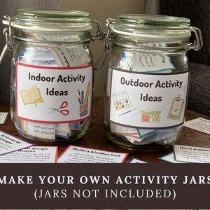 Printable Activity Card Bundle for Kids (84 Cards), Indoor and Outdoor ...