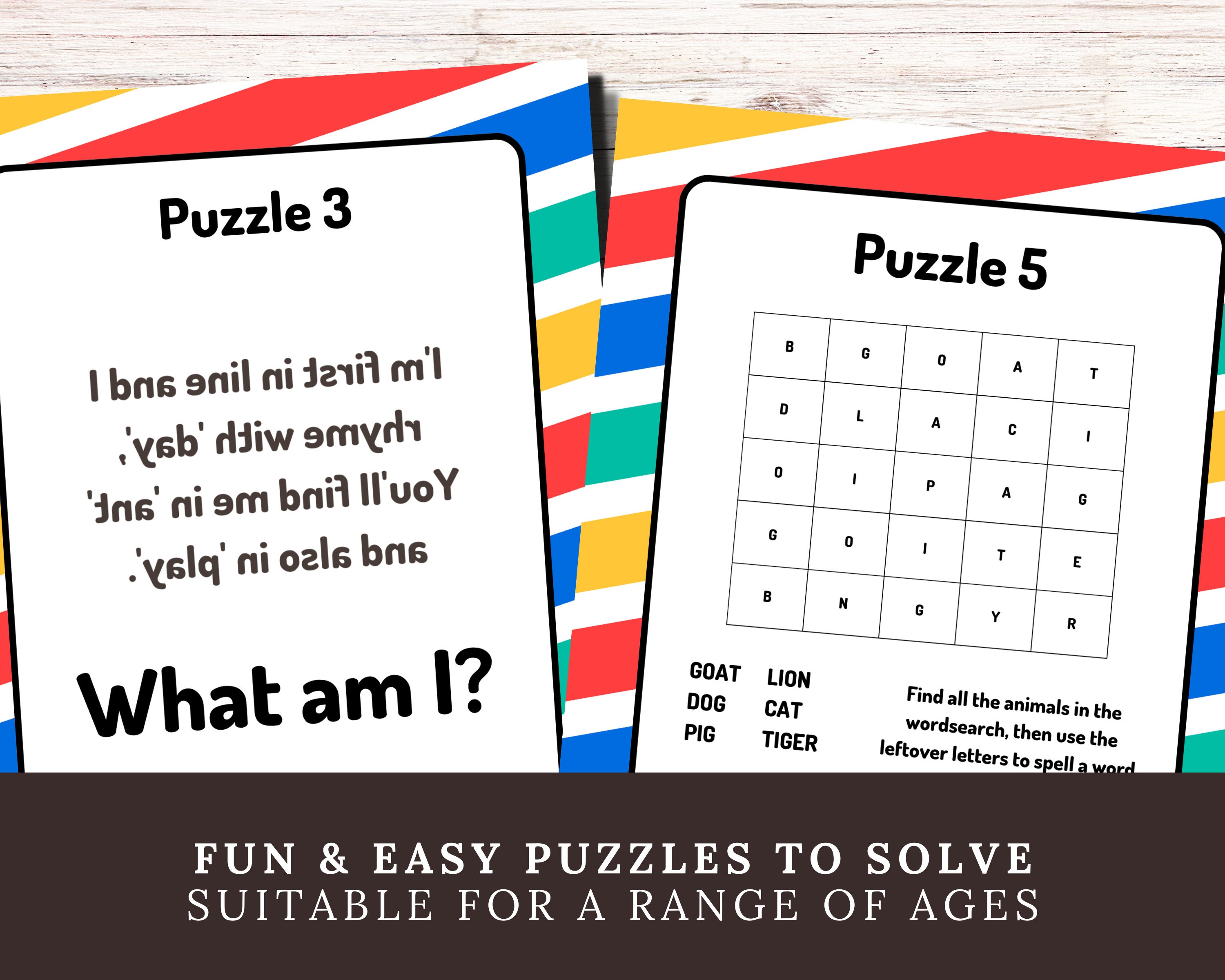 Teacher Pregnancy Announcement Puzzles for Students, Printable ...