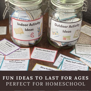 Printable Activity Card Bundle for Kids (84 Cards), Indoor and Outdoor ...