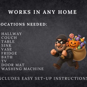 Halloween Candy Scavenger Hunt: Spooky Mystery Puzzle Game for Kids ...
