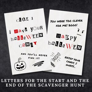 Halloween Candy Scavenger Hunt: Spooky Mystery Puzzle Game for Kids ...