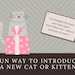 New Kitten Scavenger Hunt: Printable Treasure Hunt Clues (PDF) - Etsy