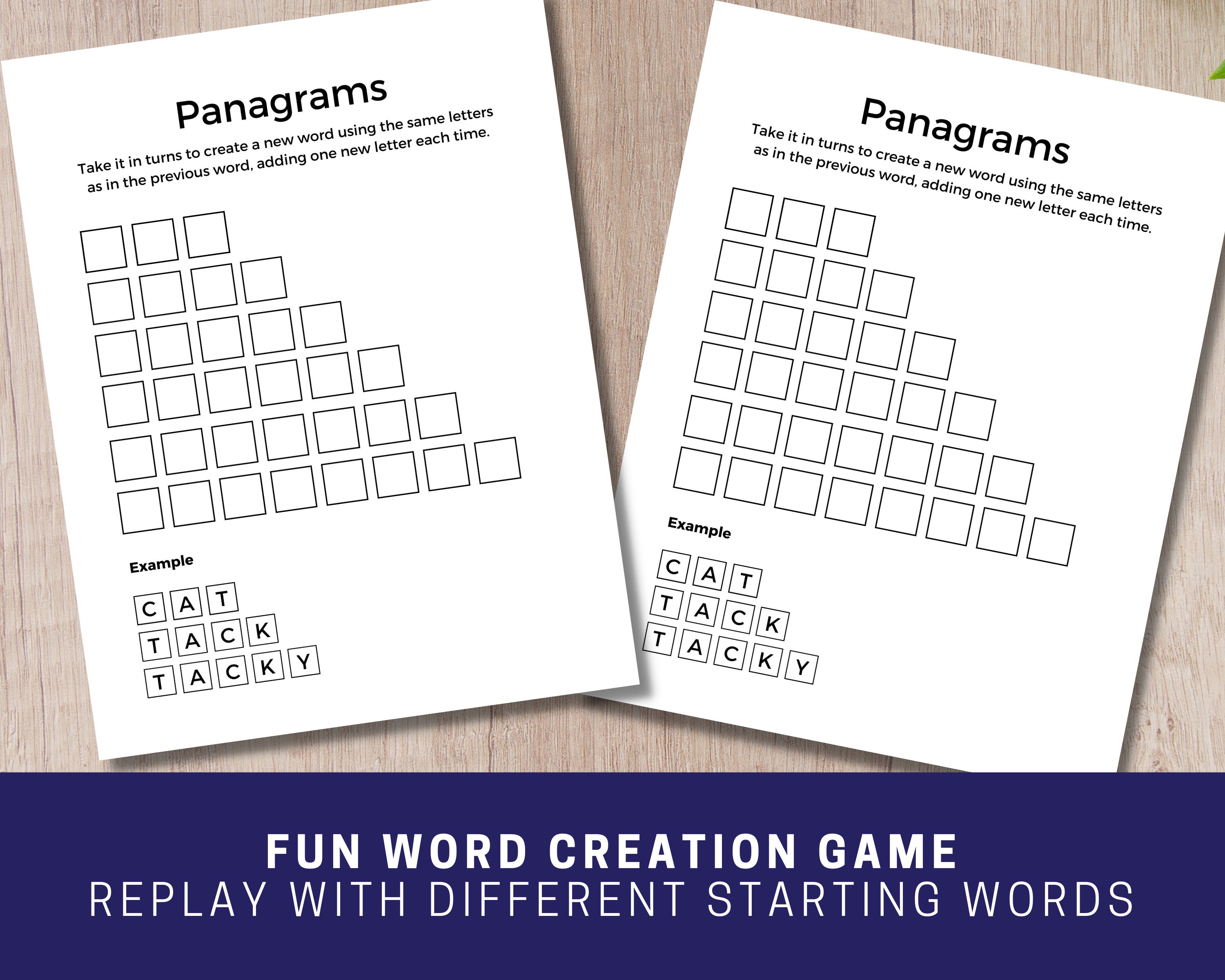 5 Printable Pen and Paper Games for Seniors and Families | Etsy UK