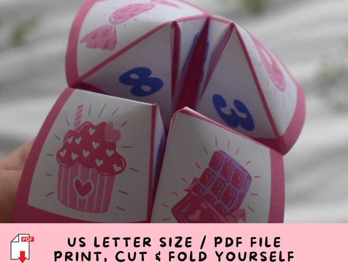 Printable Truth or Dare Fortune Teller for Teenage Girls & - Etsy UK