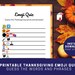 Printable Thanksgiving Emoji Quiz Worksheet Thanksgiving Word - Etsy Canada