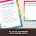 Printable Kindness Scavenger Hunt for Kids, Random Acts of Kindness ...