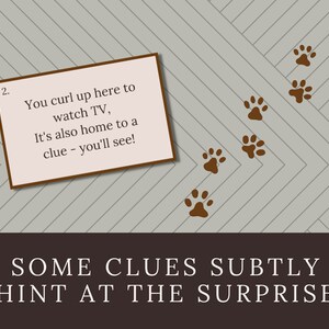 Printable New Kitten Scavenger Hunt, Treasure Hunt Clues Leading to Cat ...