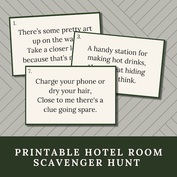 Vacation Scavenger Hunt Printable - Etsy