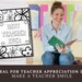 Teacher Appreciation Week Printable Card, Best Teacher Ever Coloring ...