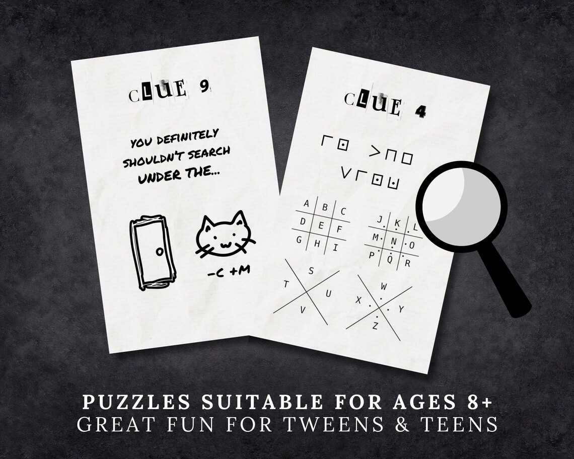 Halloween Candy Scavenger Hunt: Spooky Mystery Puzzle Game for Kids ...