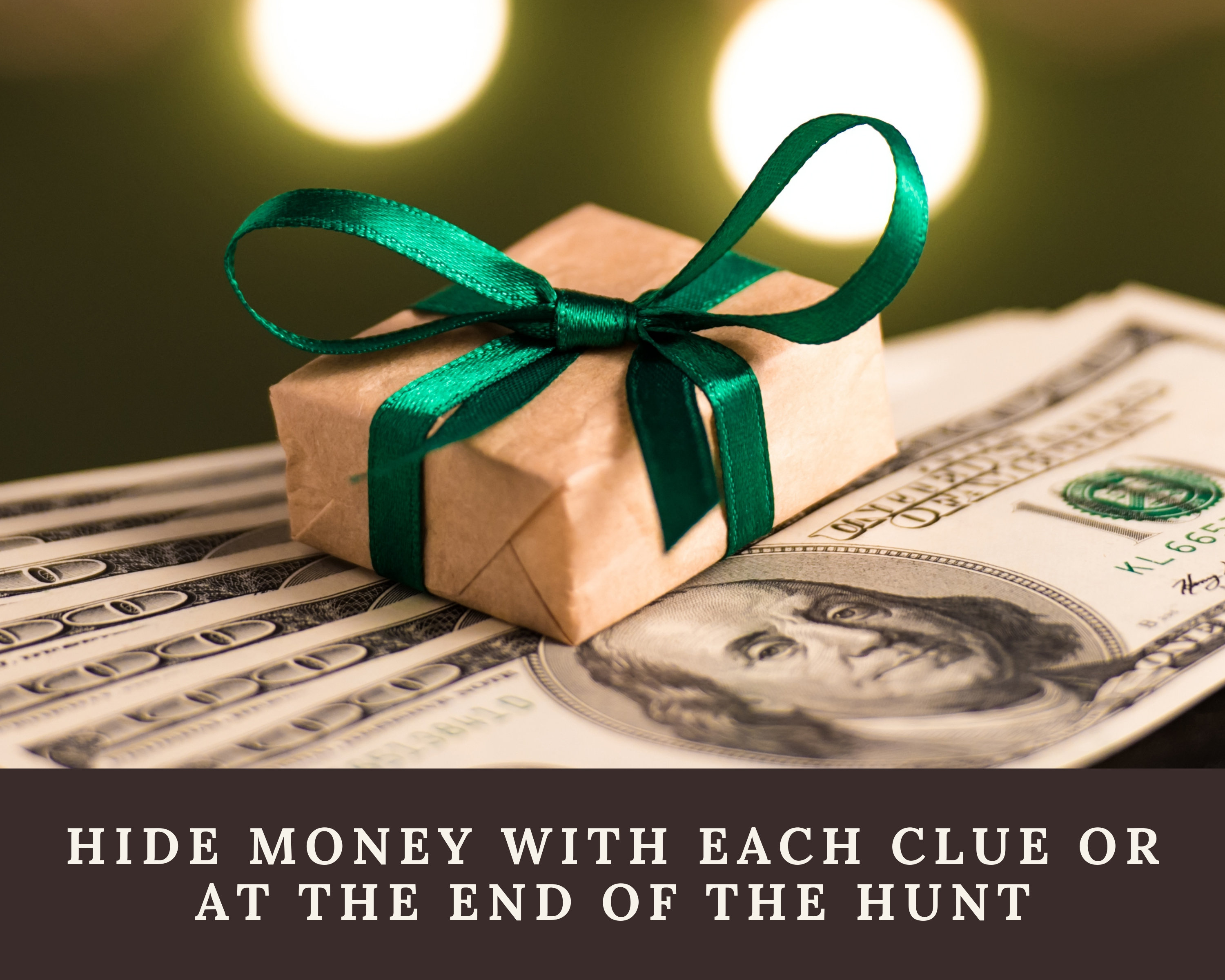 Money Scavenger Hunt Clues, Printable Birthday or Christmas Money ...