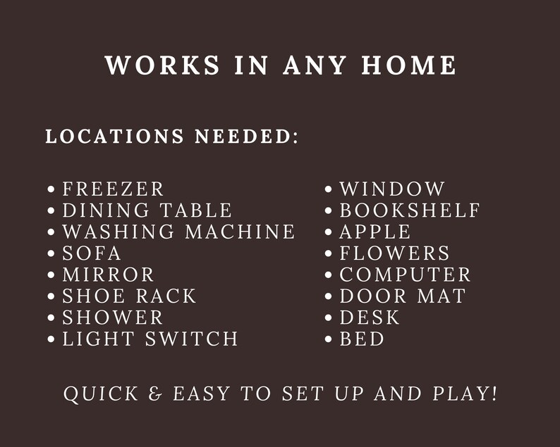 Welcome Home Gift Scavenger Hunt, Printable Treasure Hunt Clues for ...