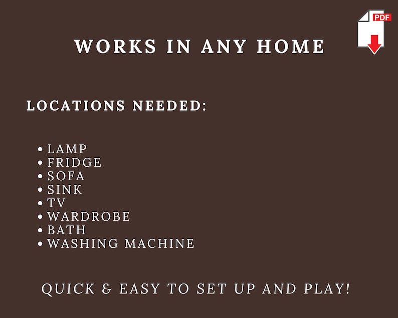 Treasure Map Scavenger Hunt for Younger Kids, Printable Indoor ...