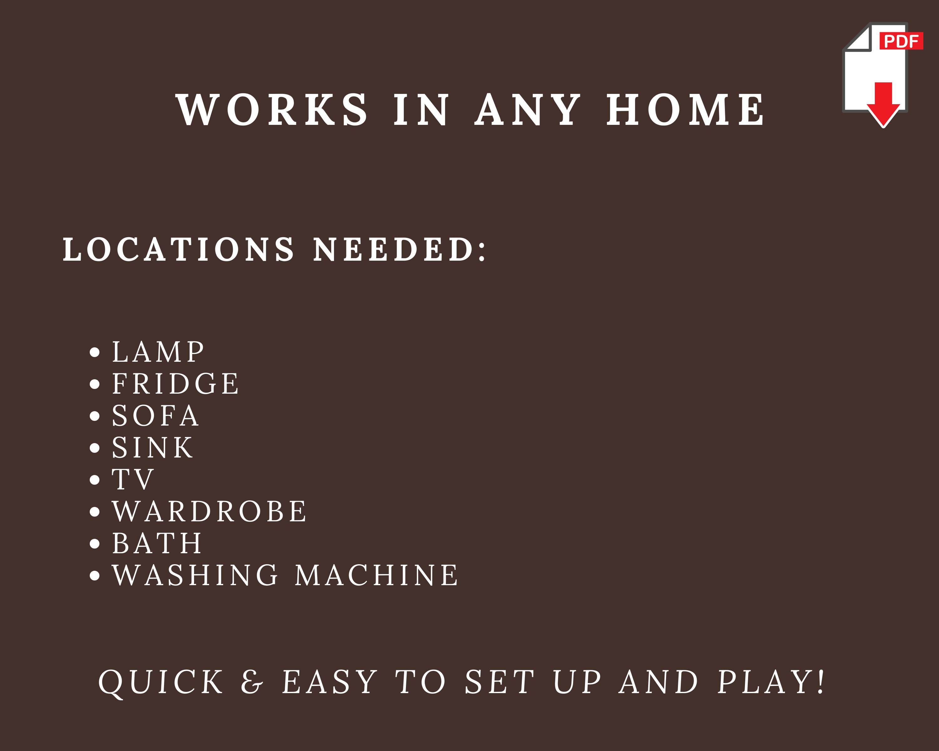 Treasure Map Scavenger Hunt for Younger Kids, Printable Indoor ...