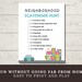 Neighborhood Scavenger Hunt: Kids Outdoor Activity, Road Trip Game (PDF ...