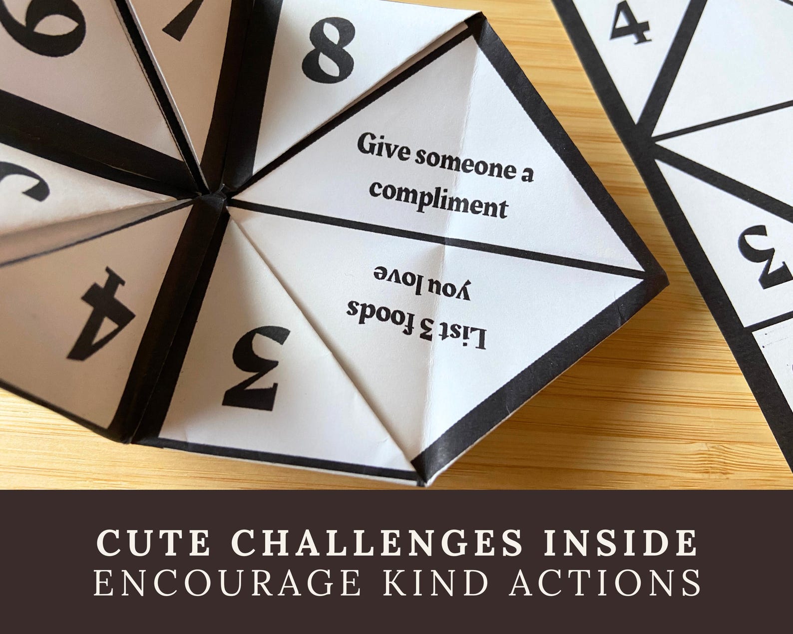 Valentine's Day Fortune Teller for Kids, Printable Valentine's Day ...