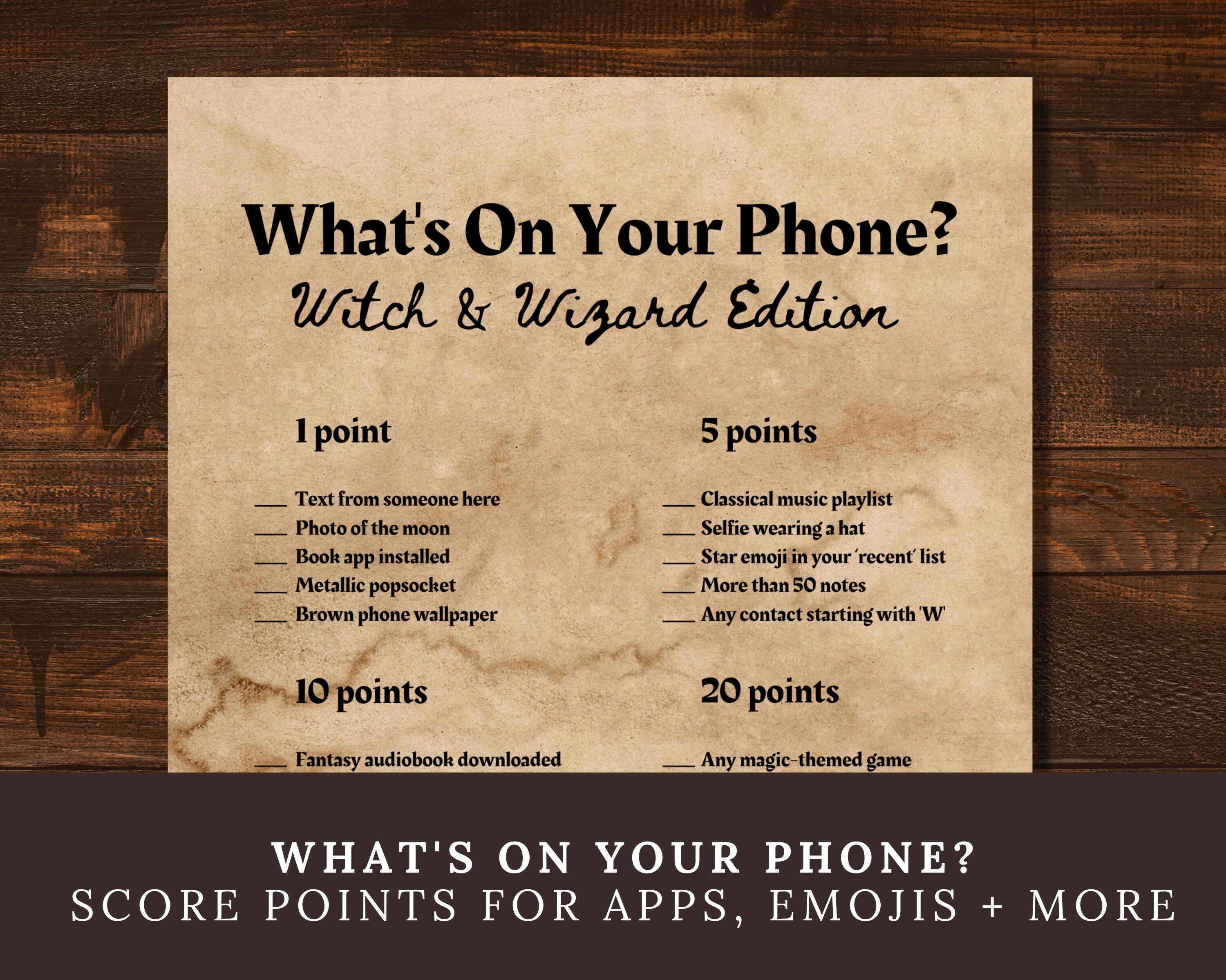 5 Wizard Bachelorette Party Games, Printable Magic-themed Party Games ...