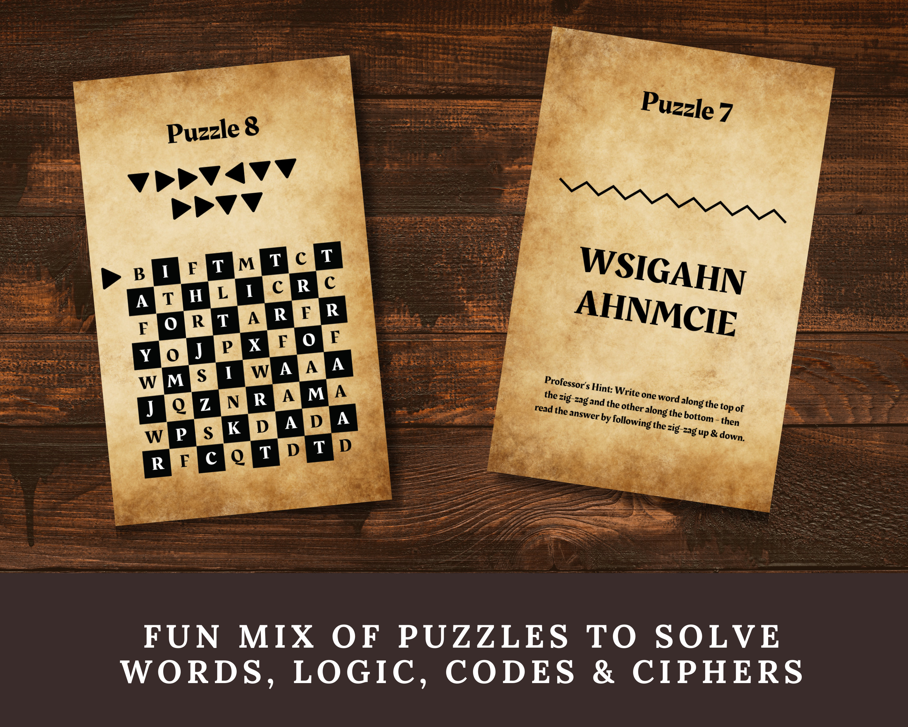 Magic Scavenger Hunt Clues, Printable Witch and Wizard Treasure Hunt ...