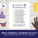 Sensory Scavenger Hunt for Kids (printable), Child and Toddler Sensory ...