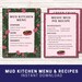 Mud Kitchen Printable Menu and Recipe Cards for Messy Play - Etsy