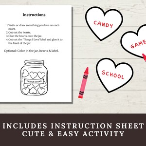 Valentine's Day Craft for Kids, Printable Valentine's Day Coloring ...