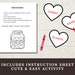 Valentine's Day Craft for Kids, Printable Valentine's Day Coloring ...